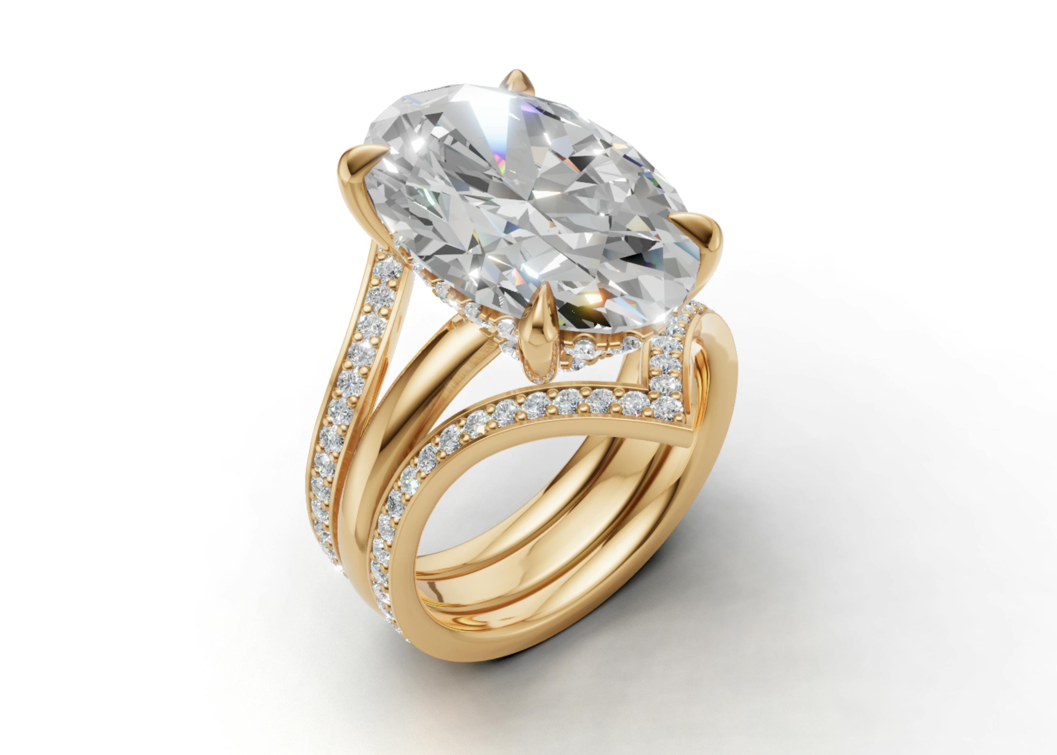 Hailey Bieber’s Engagement & Wedding Rings | Queensmith